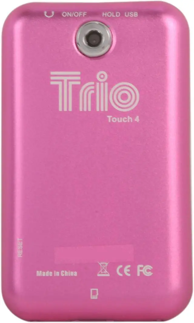 Mach Speed 2.8" Pink 4GB Media Player Trio Touch 4 - Newegg.com