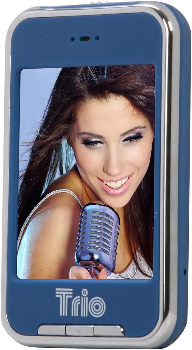 Open Box: Mach Speed 2.8" Blue 4GB Media Player Trio Touch 4 - Newegg.com