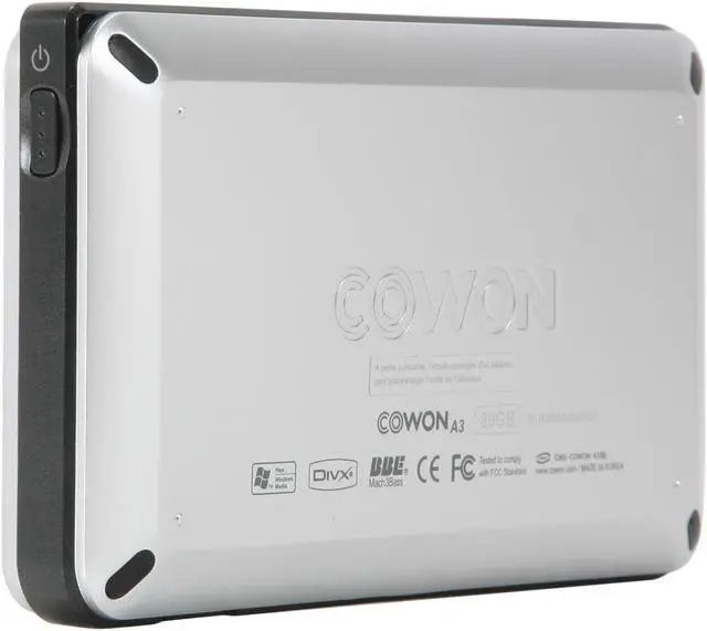 COWON A3 4" Silver 80GB MP3 / MP4 Player - Newegg.com