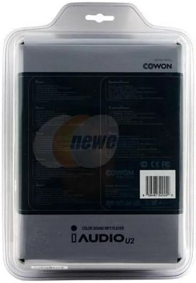 iAUDIO Black/Silver 1GB MP3 Player U2-1024BL - Newegg.com