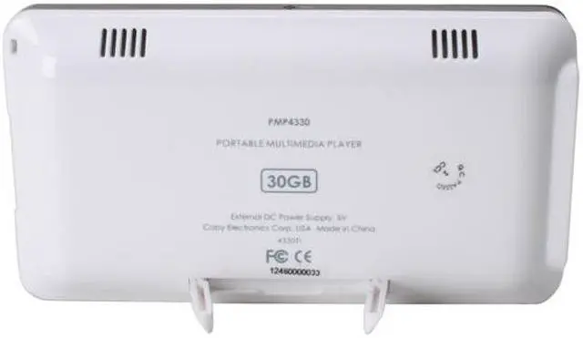 Coby 4.3" Black 30GB MP3 / MP4 Player PMP-4330 - Newegg.com