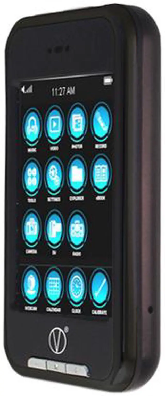 Visual Land V-Touch 2.8" Black 8GB MP3 Player VL-875-8GB-SSB-10 ...