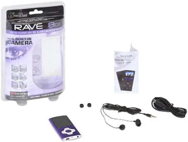 Visual Land Rave 2.0" Purple 8GB Media Player VL-677-8GB-PRP-SSB ...