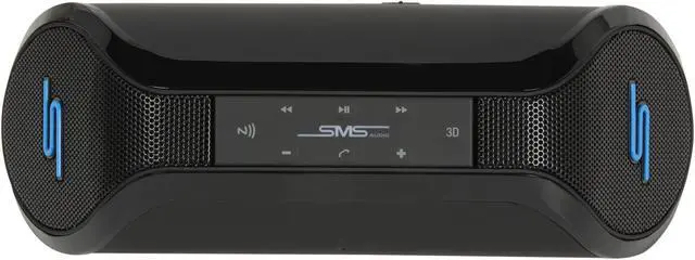 SMS Audio SMS-BT-SP-01BLK SYNC by 50 Portable Bluetooth Wireless ...