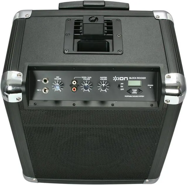 ION BLOCK ROCKER AM/FM Portable Speaker System with Radio for iPod ...