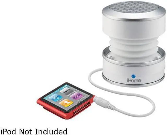 iHome IHM61W Rechargeable Color Changing Mini Speaker - Newegg.com