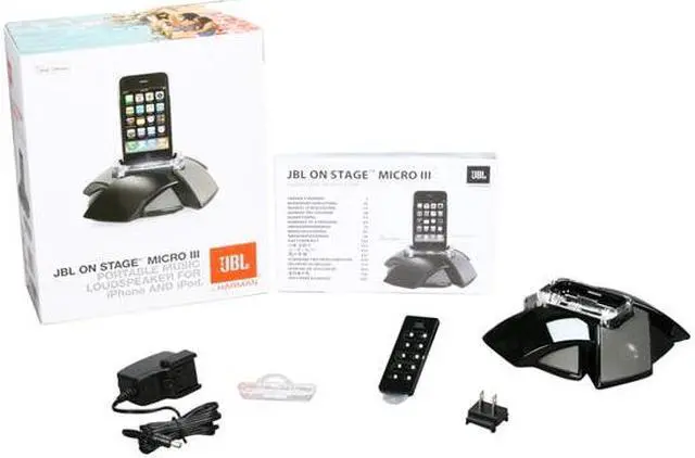 JBL - On Stage Micro III - Portable Loudspeaker for iPod & iPhone ...