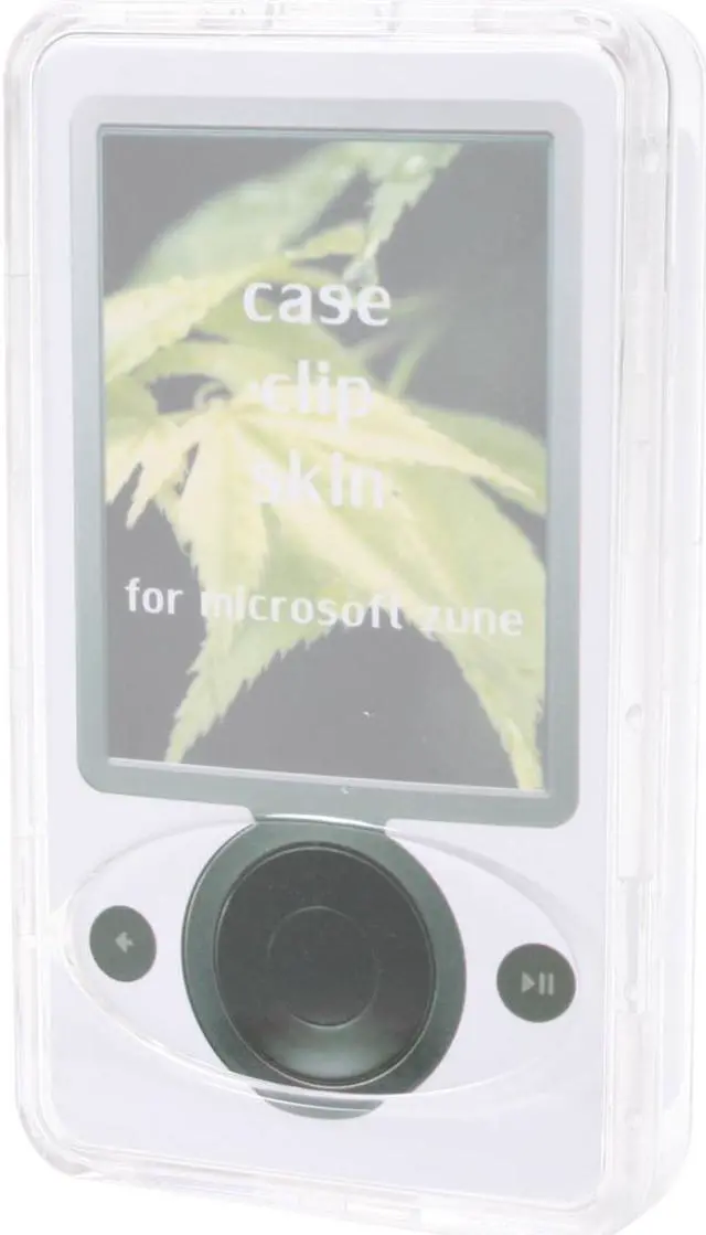 DREAMWIRELESS Microsoft Zune Crystal Clear Hard Case TDE-MZUNE-CCC ...