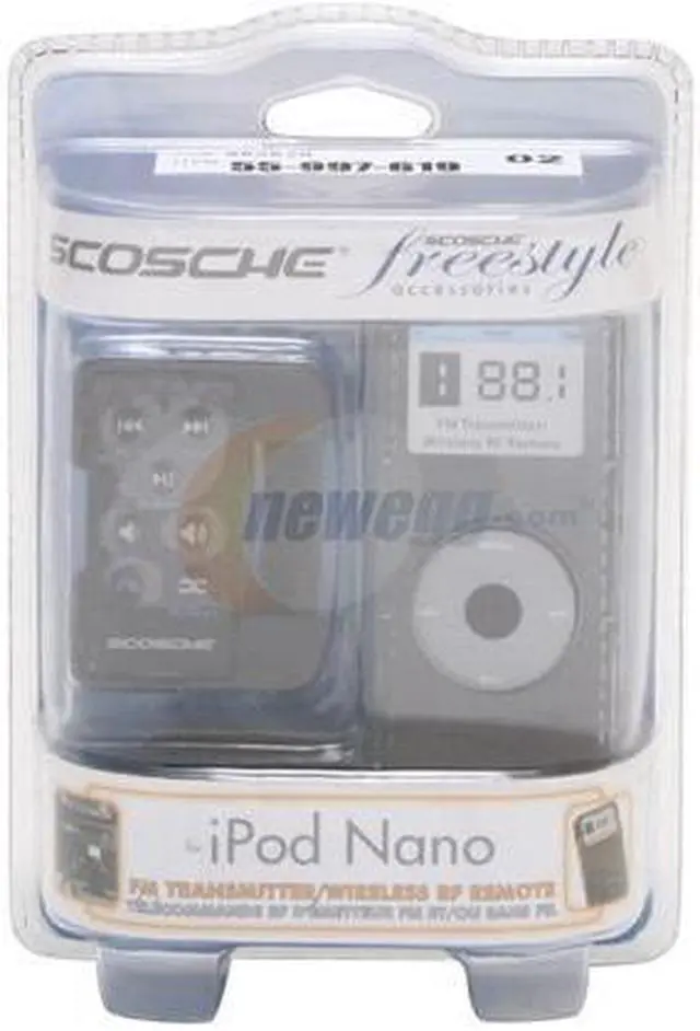 SCOSCHE Nano RF Remote control with Built in FM transmitter Model NRFM ...