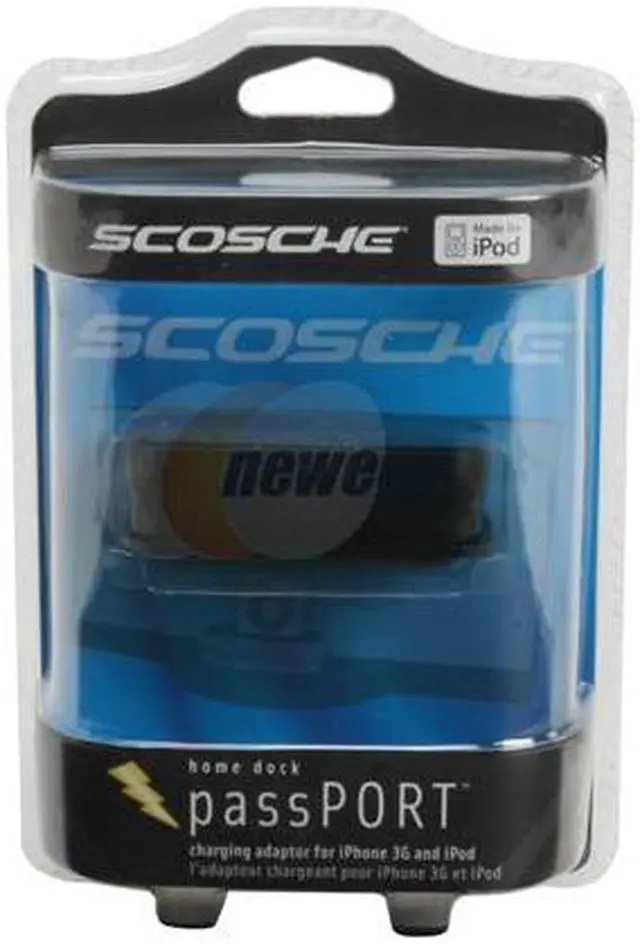 Scosche - passPORT Home Dock - BLACK (IFWAHBK) - Newegg.com