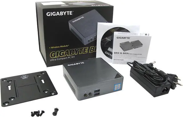 Open Box: GIGABYTE BRIX GB-BSi5-6200 Gray Ultra Compact PC Kit - Newegg.com
