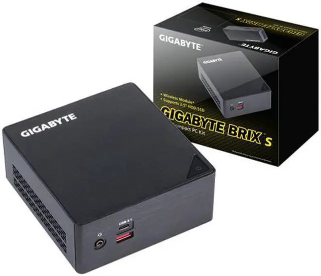 Open Box: GIGABYTE BRIX GB-BSi7HAL-6500 (rev. 1.0) Black Barebone ...