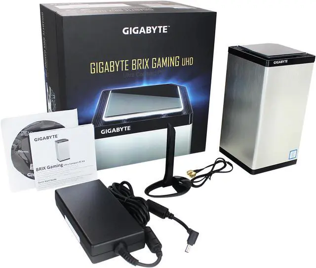 GIGABYTE Brix GB-BNI7HG4-1050TI-SW Mini / Booksize Barebone System ...