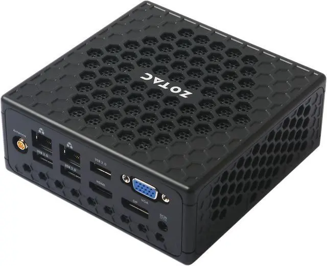 ZOTAC ZBOX C Series CI329 Nano Passive Cooled Silent Mini PC Barebones ...