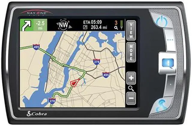 Cobra 5.0" GPS Receiver - Newegg.com