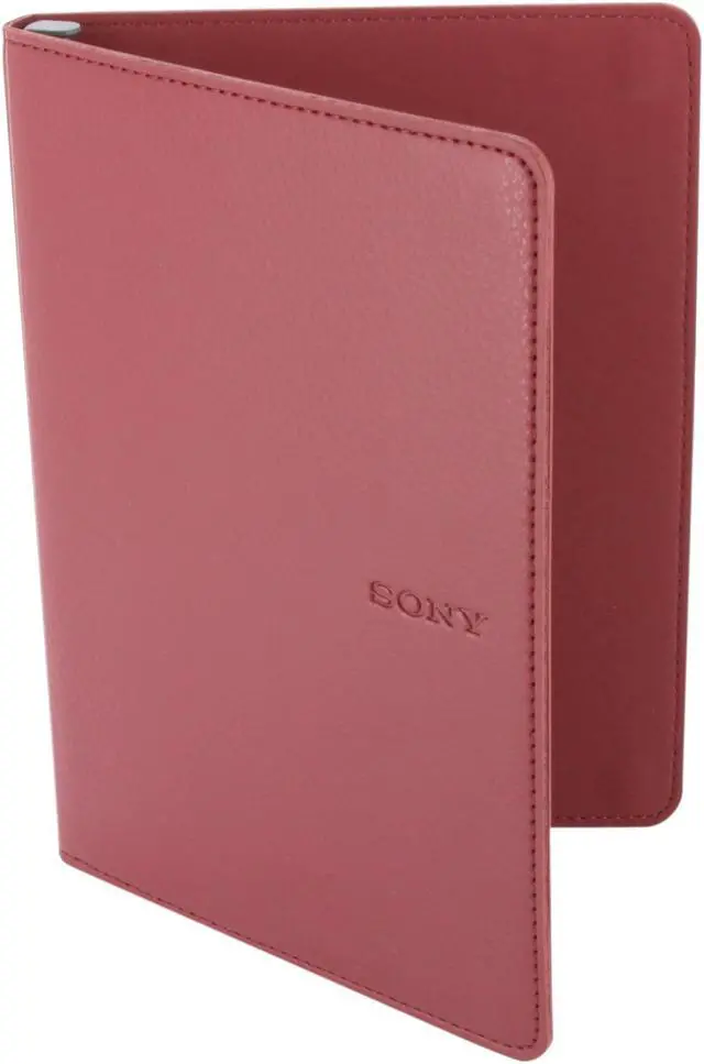 Sony Touch Edition Digital Reader Premium Book Cover - Red (PRSA-SC6/RC ...