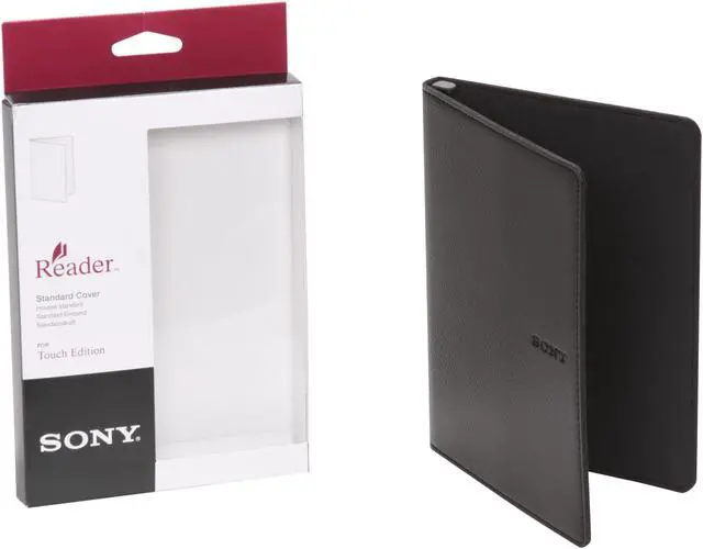 Sony Touch Edition Digital Reader Premium Book Cover - Black (PRSA-SC6 ...