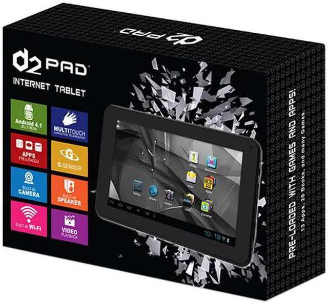D2pad D2-712_BK 7.0" Tablet - Newegg.com