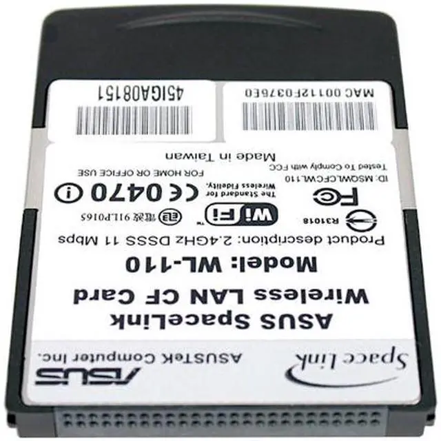 ASUS 90-ICD10A00-0XA C/F Wireless LAN Card for Asus A620 and A716 ...