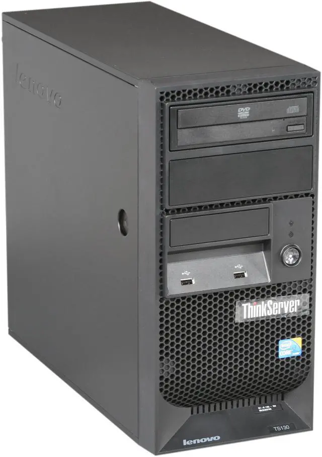 Lenovo ThinkServer TS130 Tower Server System Intel Core i3-2100 3.1 GHz ...