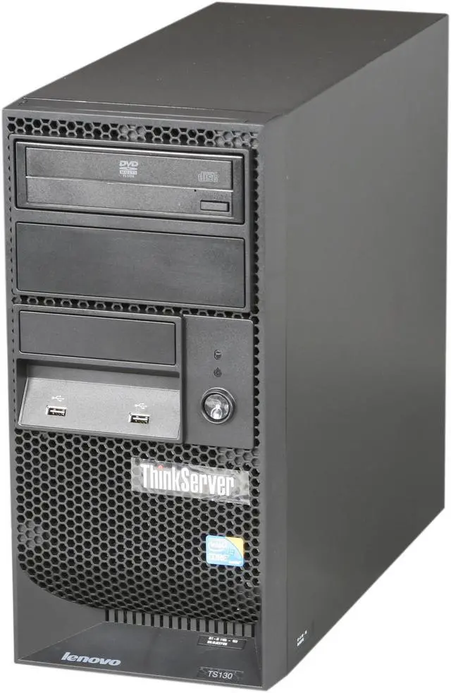 Lenovo ThinkServer TS130 Tower Server System Intel Core i3-2100 3.1 GHz ...