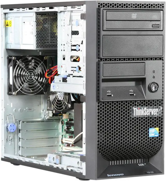 Lenovo ThinkServer TS130 Tower Server System Intel Core i3-2100 3.1 GHz ...