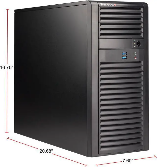 Supermicro High-Performance Workstation SYS-5039A-I - Intel Xeon W-2255 ...