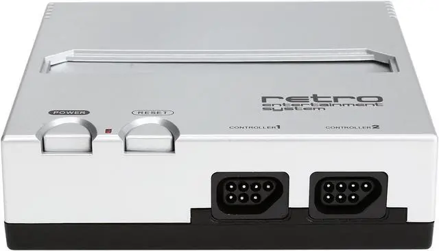 Retro-Bit NES Console Top Loader Nintendo Player Silver & Black System ...