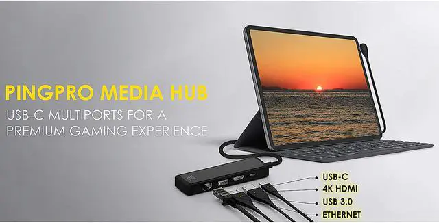 Mobile Gaming Corps PingPro USB-C Gaming Media Hub - Newegg.com