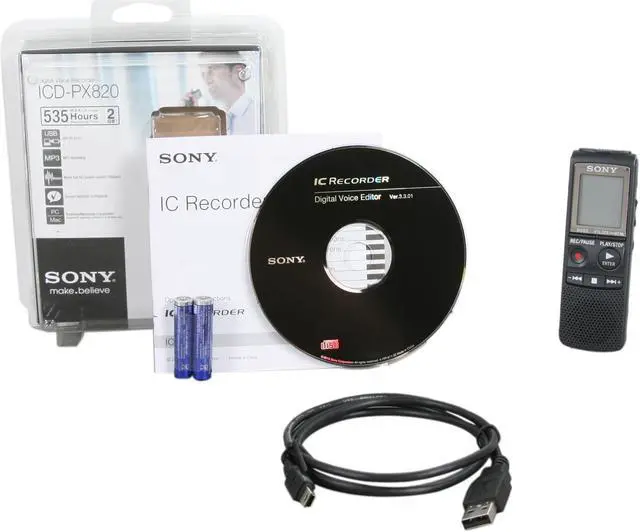 SONY ICD-PX820 Digital Voice Recorder - Newegg.com