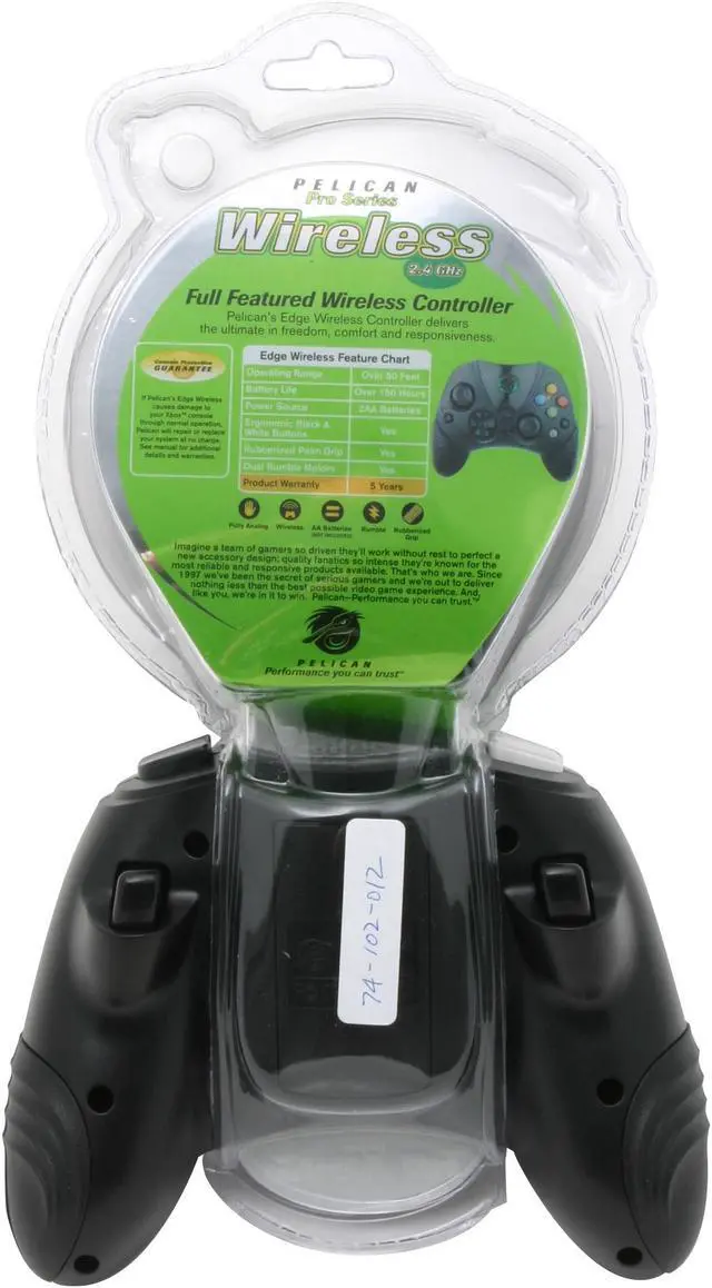 PELICAN Edge Wireless 2.4 Ghz Controller XBOX - Newegg.com