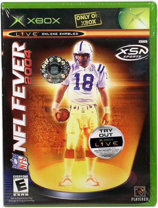 NFL Fever 2004 XBOX game Microsoft - Newegg.com