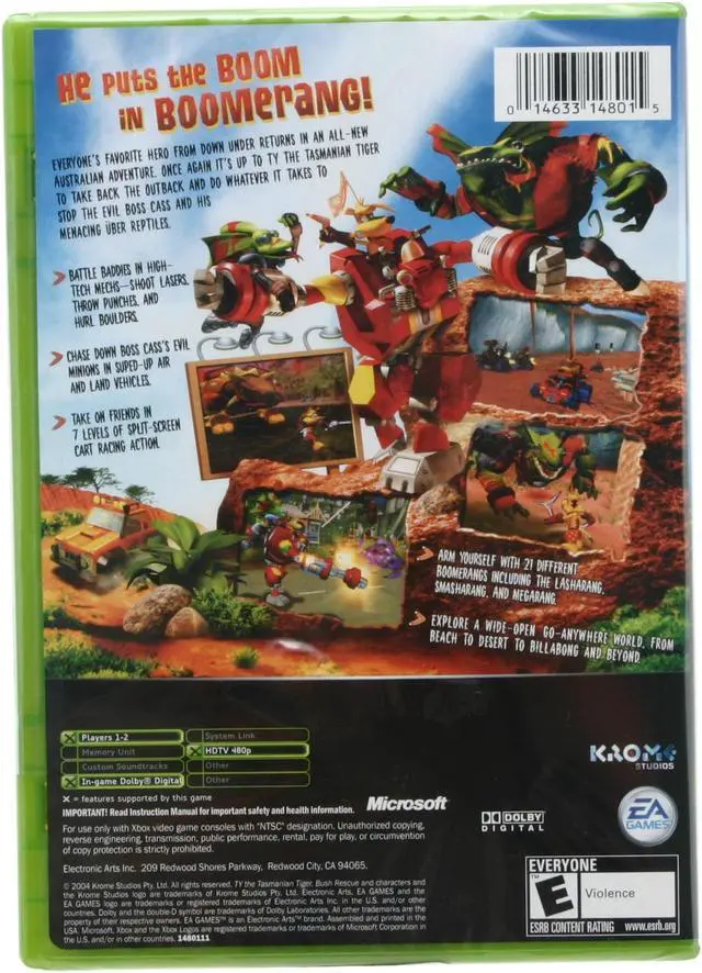 Ty The Tasmanian Tiger 2 XBOX Game EA - Newegg.com