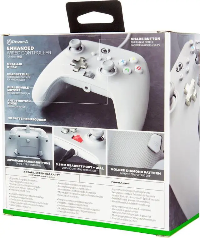 PowerA APA-1518809-02 Enhanced Wired Controller for Xbox Series X|S ...