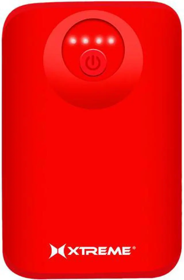 Xtreme Red 5200 mAh Dual Port Power Bank 89445 - Newegg.com