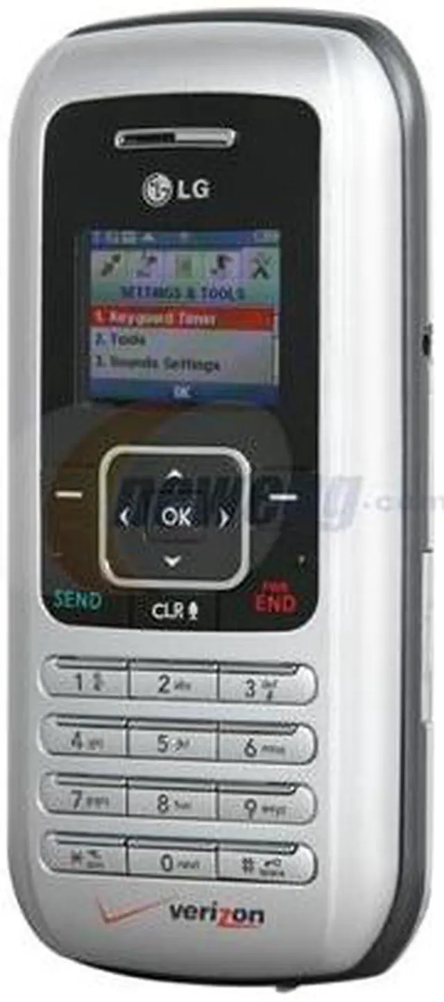 Refurbished: LG EnV VX9900 Silver Verizon Pre-paid Cell Phone Without ...