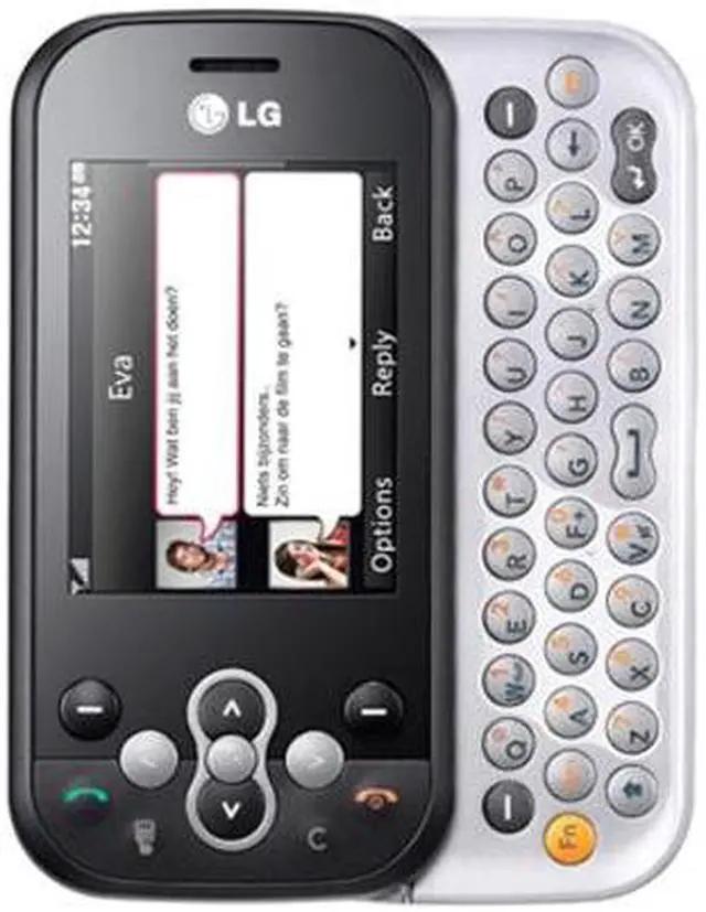 LG GT360 Neon Unlocked Cell Phone Carrier Badge 2.4" Black/Silver - Newegg.com