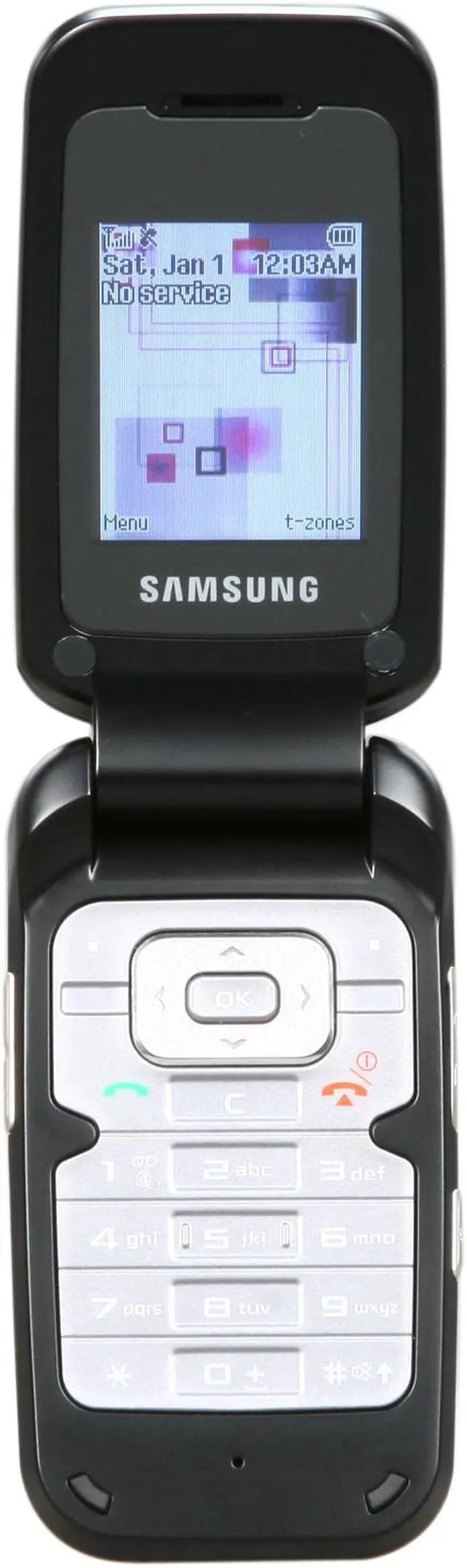 Refurbished: Samsung SGH-t229 Black Unlocked GSM Flip Phone with Up To ...