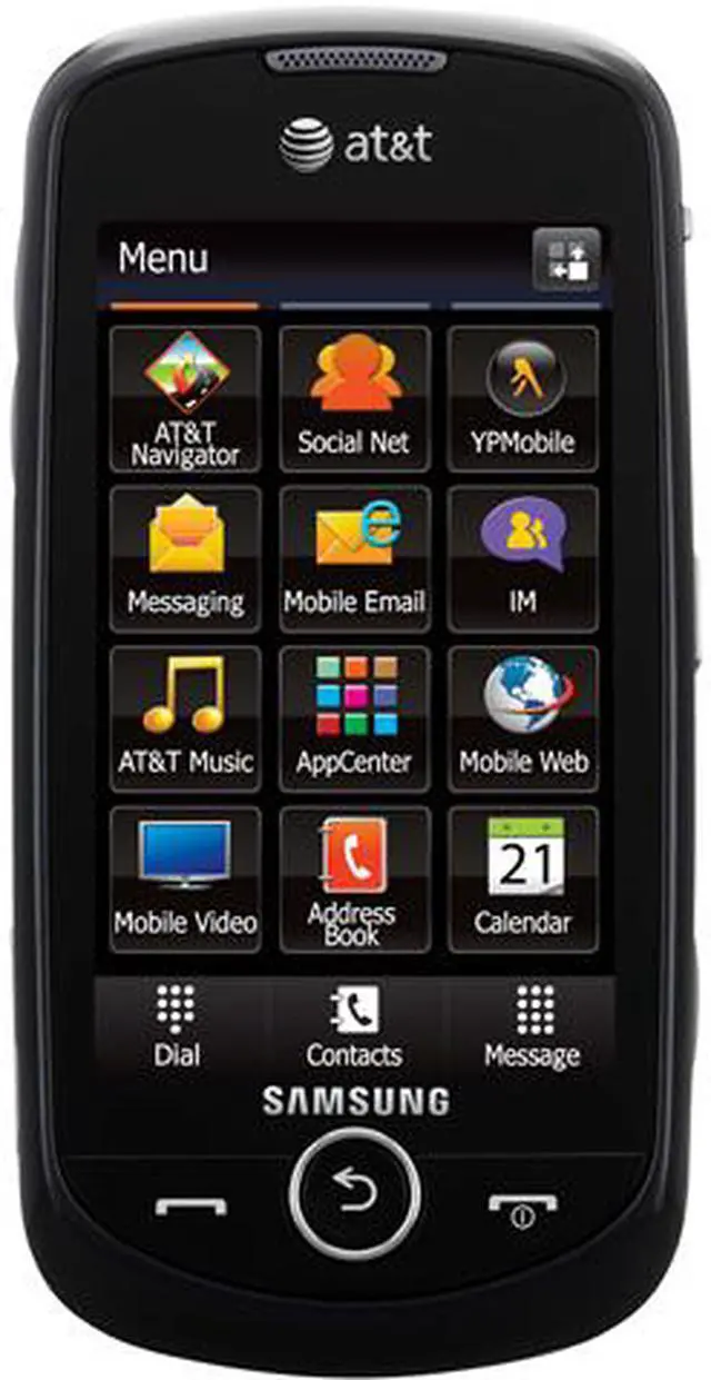 Samsung Solstice II SGH-A817 Unlocked Cell Phone 3.0" Black - Newegg.com