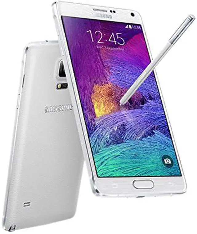 Samsung Galaxy Note 4 N910A White 32GB AT&T Phone - Newegg.com