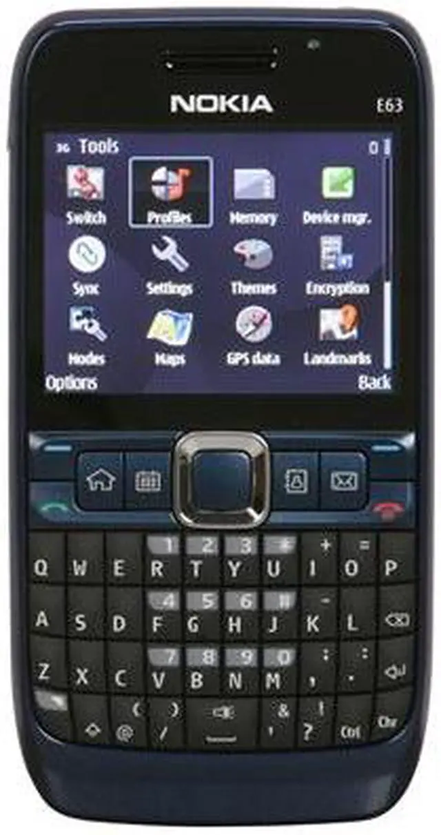 Open Box: Nokia E63 Unlocked GSM Smart Phone w/ Full Qwerty Keyboard ...