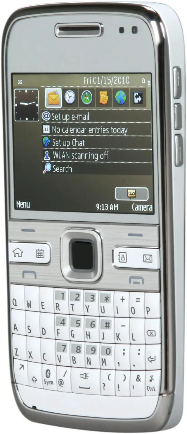 NOKIA E72 White 3G GSM Unlocked Smart Phone w/Navigation Accessory Kit - Newegg.com