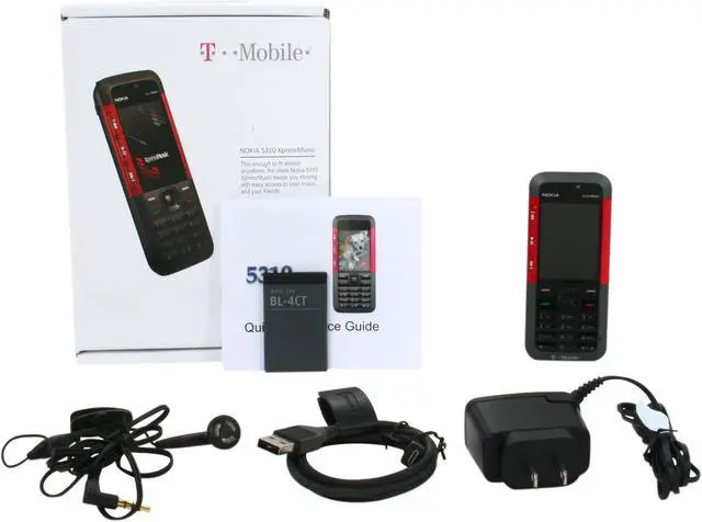 Open Box: Nokia XpressMusic 5310 Red Unlocked GSM Bar Phone with MP3 ...