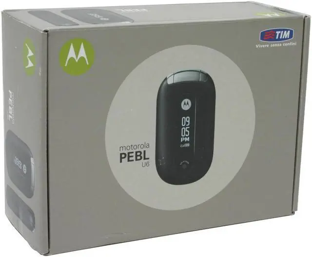 MOTOROLA PEBL U6 Black Unlocked Mobile Phone with no Manufacturer ...