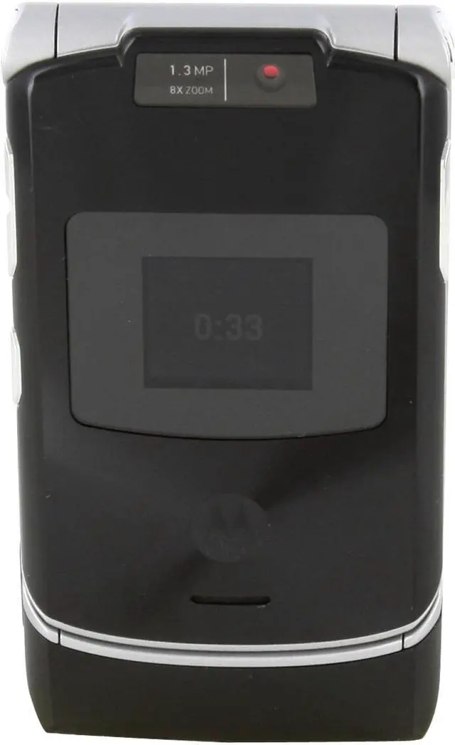 MOTOROLA V3xx Black unlocked GSM Bar Phones with Bluetooth support ...