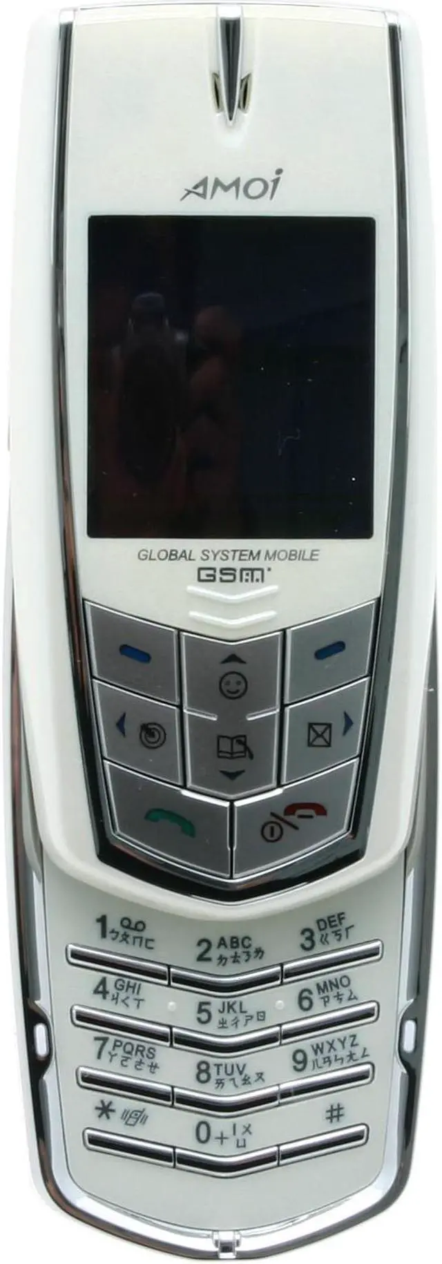 Amoi S6 Milk White Unlocked Tri-Band GSM Cell Phone - Newegg.com