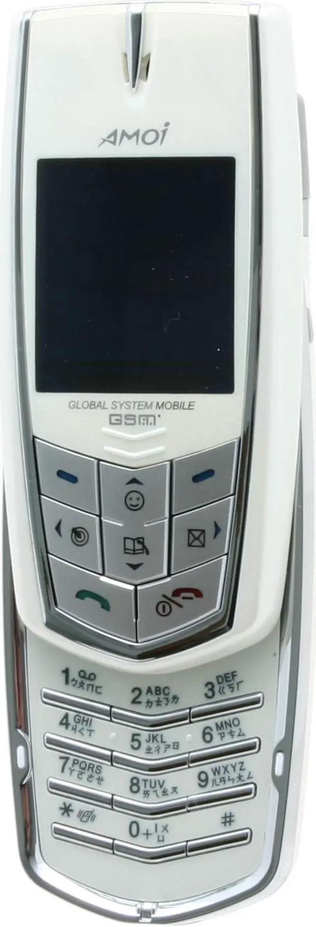 Amoi S6 Milk White Unlocked Tri-Band GSM Cell Phone - Newegg.com