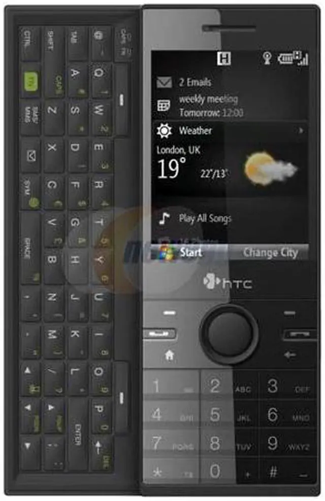 HTC S743 Black 3G Unlocked GSM Smart Phone with Full QWERTY Keyboard ...