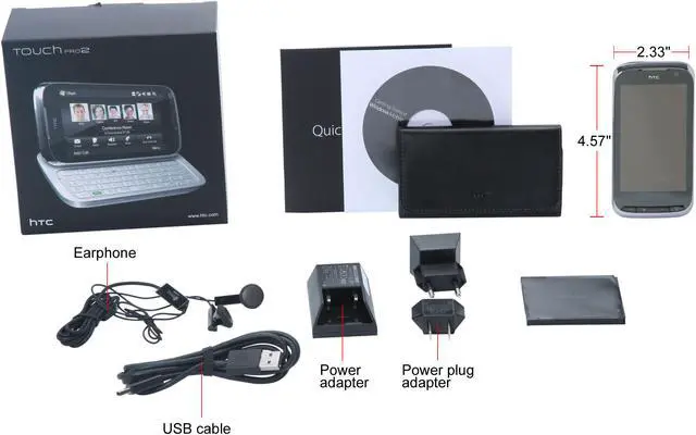 HTC Touch Pro2 T7373 Unlocked GSM Slider Phone with 3.2 MP Camera /3.6 ...