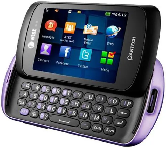 PANTECH Swift P6020 Unlocked GSM Slider Touch / Keyboard Phone 2.8 ...
